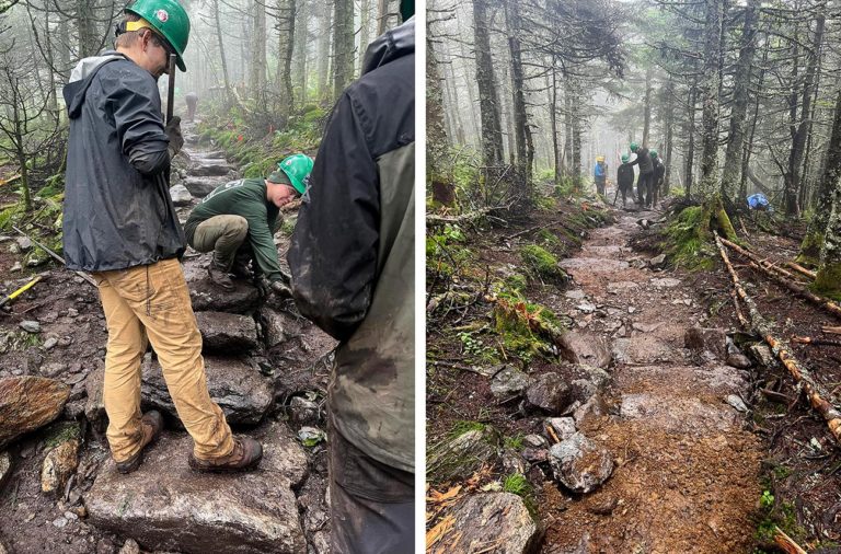 Maintaining Popular Hiking Trails - Vermont Youth Conservation Corps