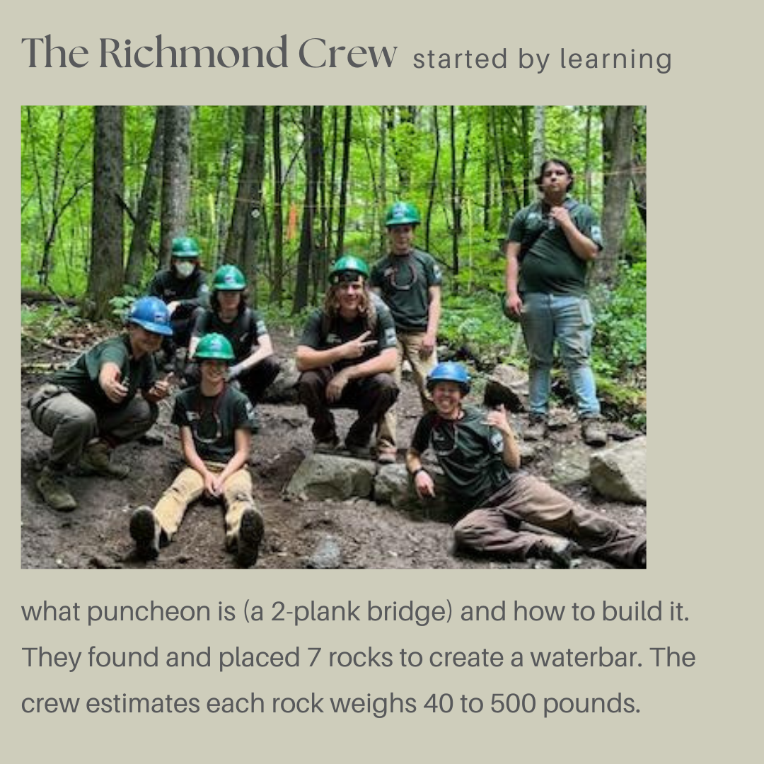 Completed Projects: July 2023 Edition - Vermont Youth Conservation Corps